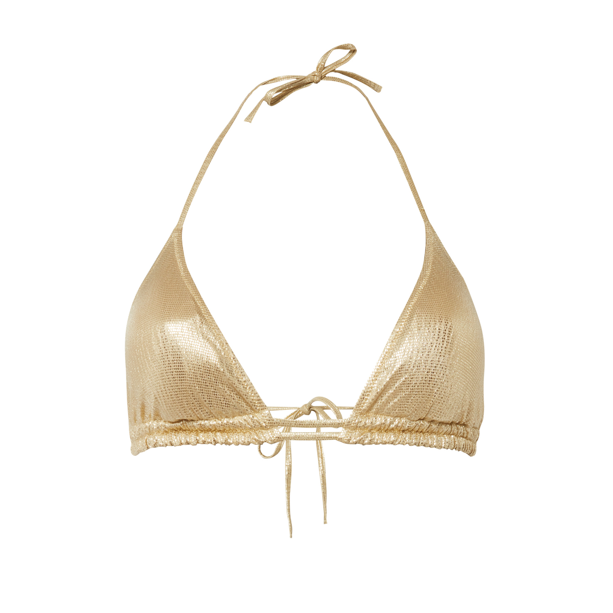 Haut de maillot de bain triangle - or - or - Undiz
